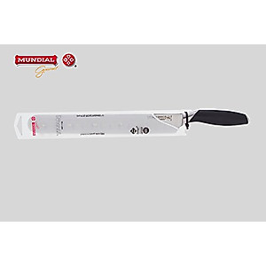 Mundial Titan 3427-11GE 11" Hollow Granton Edge Slicing Knife, Black Handle with Plastic Protective Sheath