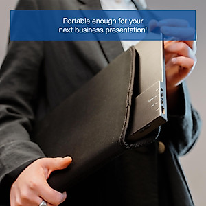 Verbatim Portable Touchscreen Monitor 15.6" USB-C HDMI Full HD 1080p IPS Display with Metal Housing and Adjustable Kick Stand for Laptops and Gaming Consoles