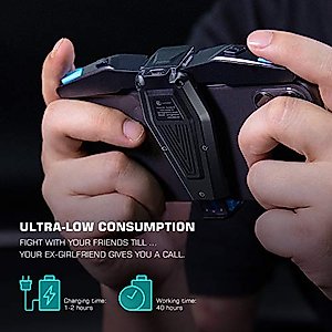 GameSir F4 PUBG Mobile Game Controlle, Mobile Gaming Trigger for Fortnite/COD/Rules of Survival, Gaming Grip Joysticks for 4.5-6.5 inch iOS Android Phone