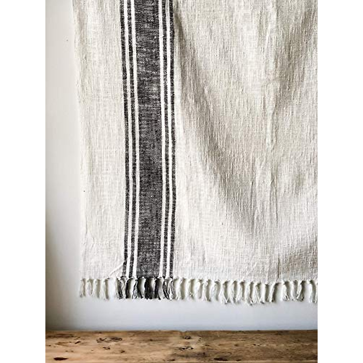 Black & White Striped Throw Blanket