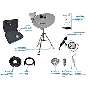 DIRECTV Swim Mobile RV Portable Satellite Dish Tripod Kit SWM SL3S