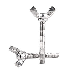 Pack of 5PCS M5 Metric Wing Bolt, 304 Stainless Steel Wing Butterfly Screws Bolts Wing Bolt Machine Fastener (M5 x 40mm)