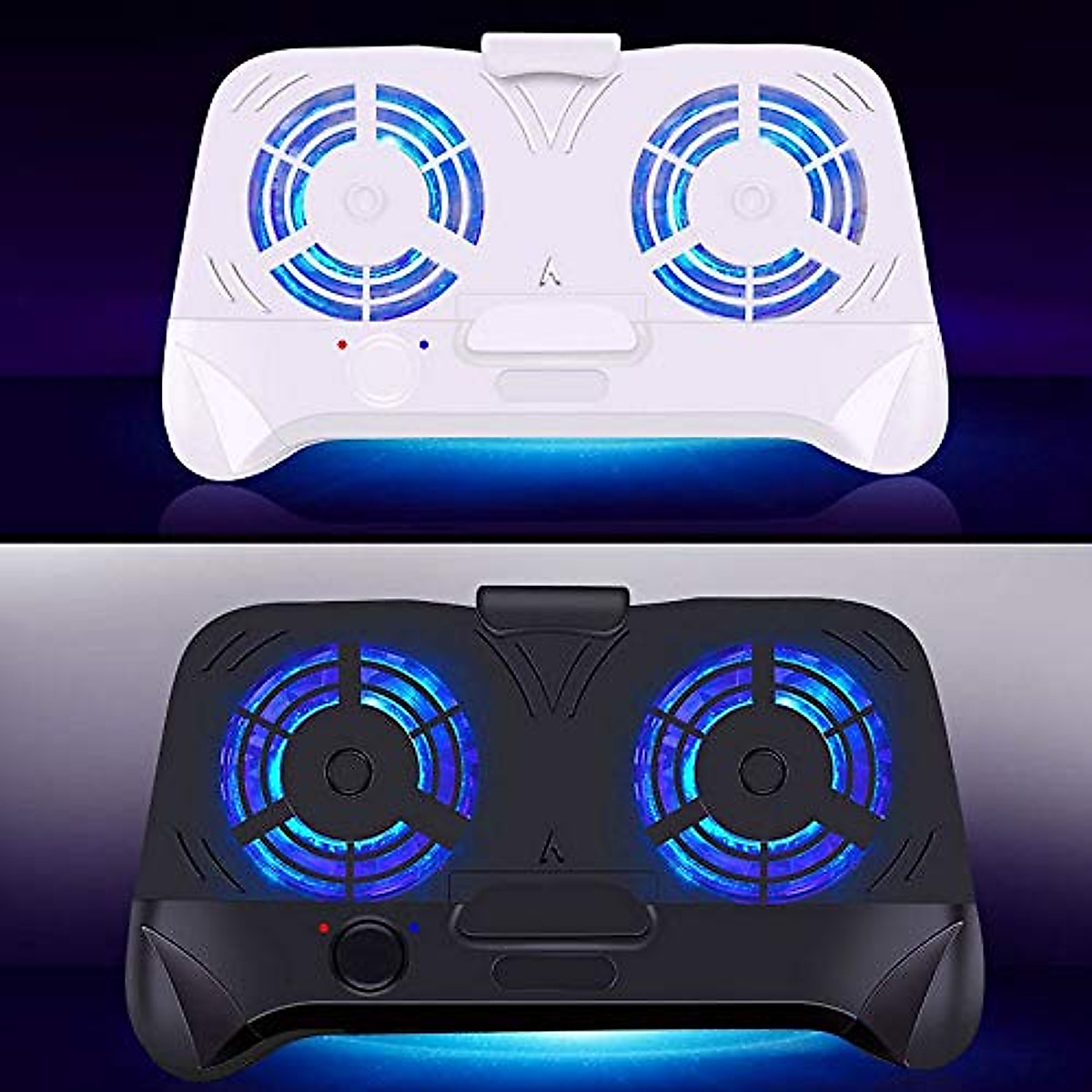 YLHXYPP Multifunctional Game Handle Dual Fan Cooling Bracket Mobile Phone Radiator Comfortable Handle. (Color : A)
