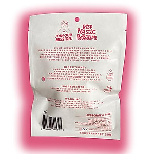 Shower Candy Natural Shampoo Bar for Normal Hair | Scent: Bergamot Grapefruit | Travel and Camping Shampoo