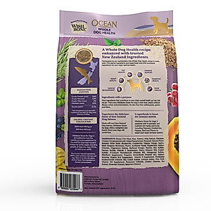 Wishbone Ocean New Zealand King Salmon Dry Dog Food, Gluten-Free, Grain-Free Recipe for Overall Pet Health - 4 lb
