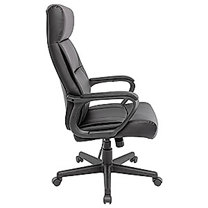 STAPLES Rutherford Luxura Manager Chair, Black