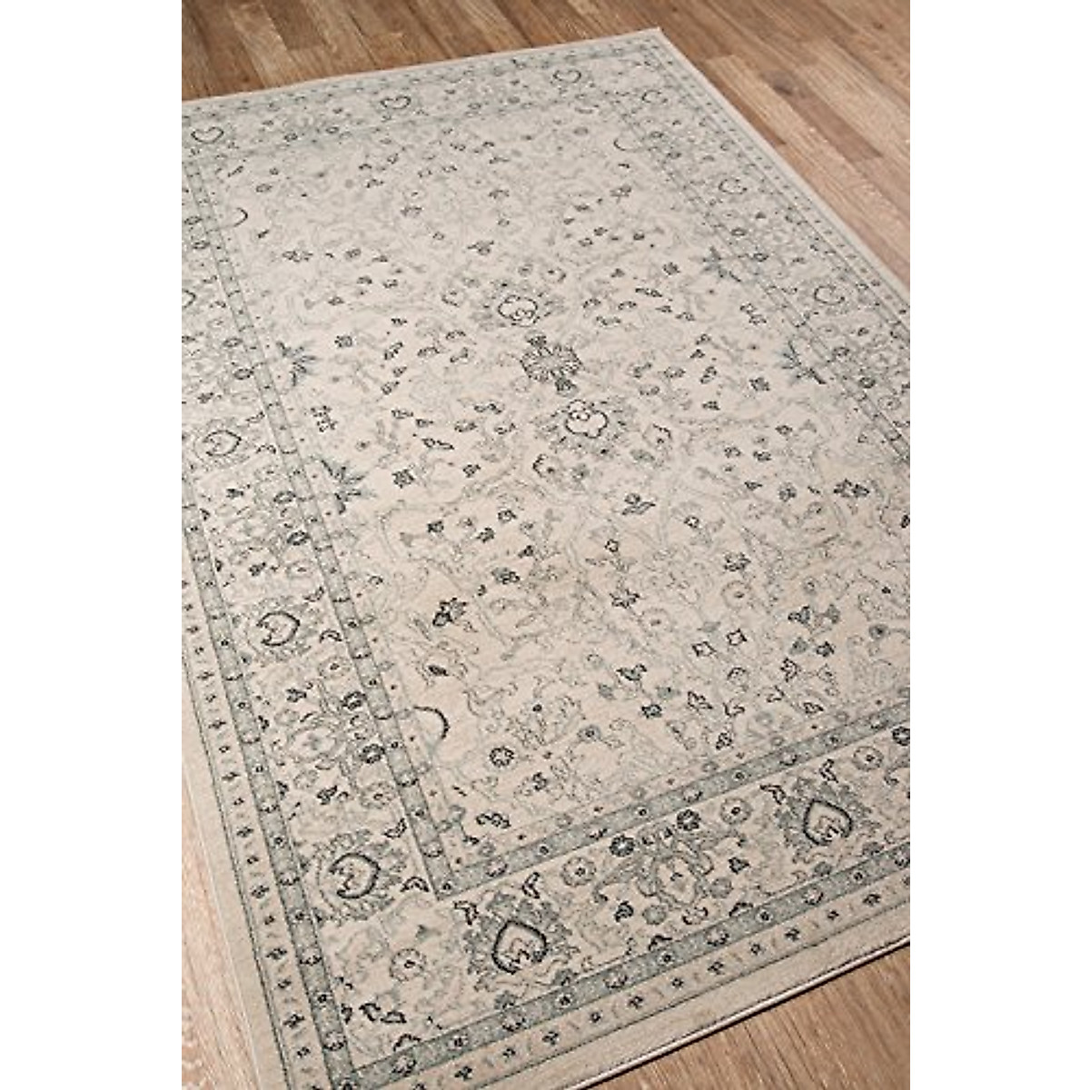 Momeni Rugs Ziegler Collection, Traditional Area Rug, 9'3" x 12'6", Ivory