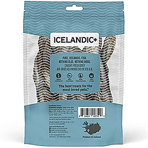 Icelandic+| All-Natural Cat Treats| Whole Fish Herring, 1.5 oz., Grey