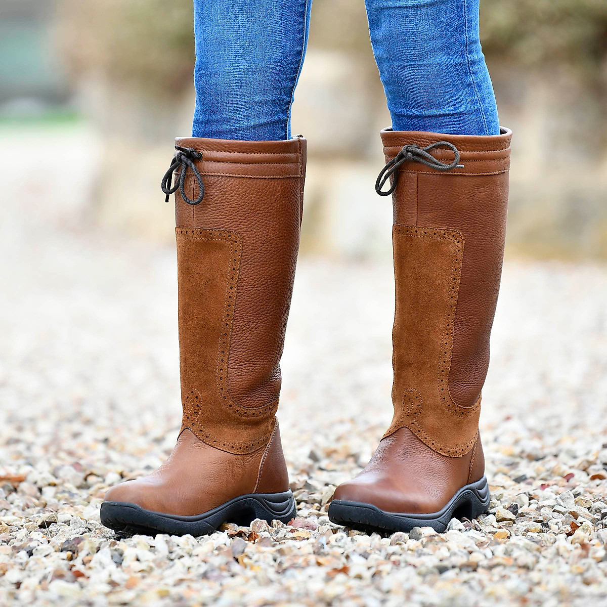 Dublin Lagan Boots, Red Brown, Ladies 8