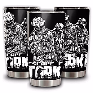 DOINB TIAN Insulated Tumbler Escape From Tarkov Stainless Steel Coffee Cup 20 Oz Vacuumvacuumtravel Mug