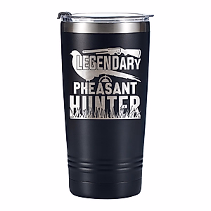 Onebttl Pheasant Hunting Gifts for Men, Tumbler Travel Coffee Mug, Stainless Steel Insulated with Lid 20oz/590ml