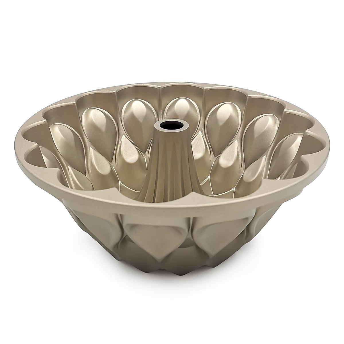 WBJKZJD Charlotte Cake Mold Aluminium Kitchen Accessories Decoration Round Christmas Wedding Family 3D Charlotte Cake Pan (Crown shape)