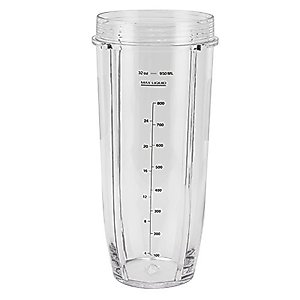 Replacement 32oz Cup for 1000W Nutri Ninja Blender Auto iQ 32 Ounce Cup/ninja pro blender cups BN401 BL450/BL455/BL456/BL480/BL490/BL640/BL680