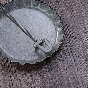 ULTNICE Retro Iron Beer Bottle Cap Decorative Wall Hooks, Key Holders Creative Bag Organizer Hanging Hooks Bar Decoration Clothes Rack Wall Hook 2PCS (Style 51213, Style 51214)