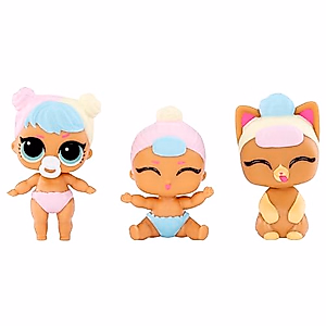 LOL Surprise Baby Bundle Surprise with Collectible Dolls, Baby Theme, Twins, Triplets, Pets, Water Reveal, 2 or 3 Dolls Included- Great Gift for Girls Age 3+