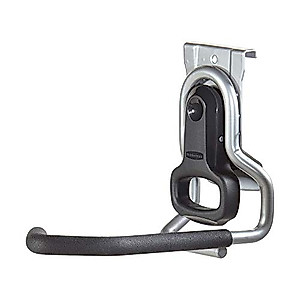 Rubbermaid Heavy Duty Universal Vertical FastTrack Hanging Wall Mount Bike Hook Garage Storage Organizer (2 Pack)