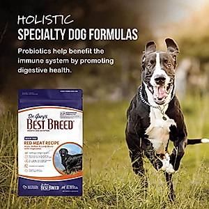 Best Breed Dr. Gary's Grain Free Red Meat Recipe Slow-Cooked in USA [Natural Dry Dog Food for All Breeds and Sizes] - 26lbs., Dark Brown
