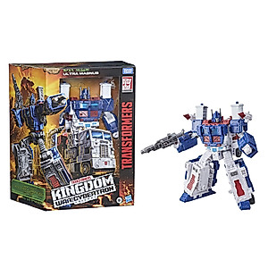 Transformers Toys Generations War for Cybertron: Kingdom Leader WFC-K20 Ultra Magnus Action Figure - Kids Ages 8 and Up, 7.5-inch
