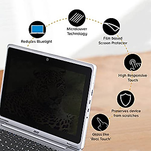 celicious Privacy 2-Way Anti-Spy Filter Screen Protector Film Compatible with Dell Alienware Area 51M R2 17