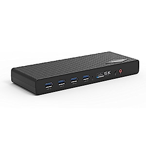 Diamond Multimedia (DS6950) Ultra Dock 5K/4K USB Type-C, Type-A Docking Station and Compatible with Thunderbolt 3 Laptops/Desktop PC’s