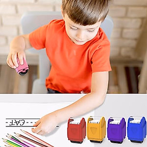 Handwriting Lines Stamp Roller dashed handwriting lines practice roller stamp Self-Inking Line Roller Stamps for teachers and kids d Practice legi liner legiliners for handwriting