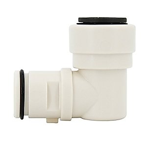Hydro-Logic 1/2" Quick Connect Feed Fitting for Merlin GP & Evolution-RO1000, White