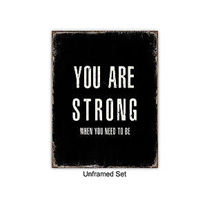 You Are Positive Affirmations Wall Art - Entrepreneur Positive Inspirational Quotes - Motivational poster - Home Office - Classroom Decorations - Success Sayings - Encouragement Gifts for Men, Women