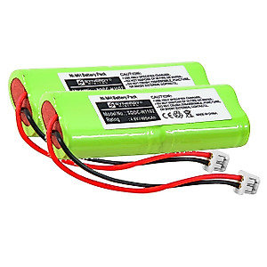 Synergy Digital Dog Collar Battery, Compatible with DT Systems H20-1810-PLUS Dog Collar Battery Combo-Pack Includes: 2 x SDDC-H1102 Batteries