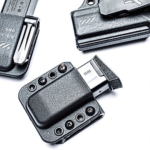 OWB Single Mag Pouch for Springfield XD in 9mm or .40, Glock 43X & 48, Sig P320, & More - USA Made - Total Eclipse Single Mag Pouch by Blade-Tech Holsters