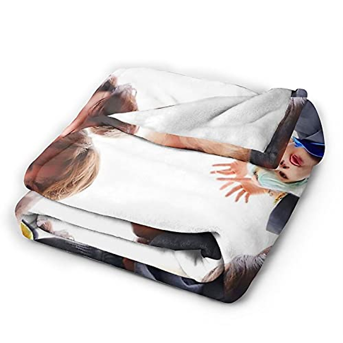 Super Soft Blanket Throw Bedding Flannel Fleece Blankets Fuzz Comfortable for Bed Sofa Kids and Adults 50"x40"