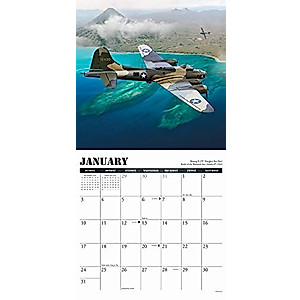 Warbirds of WWII 2021 Wall Calendar