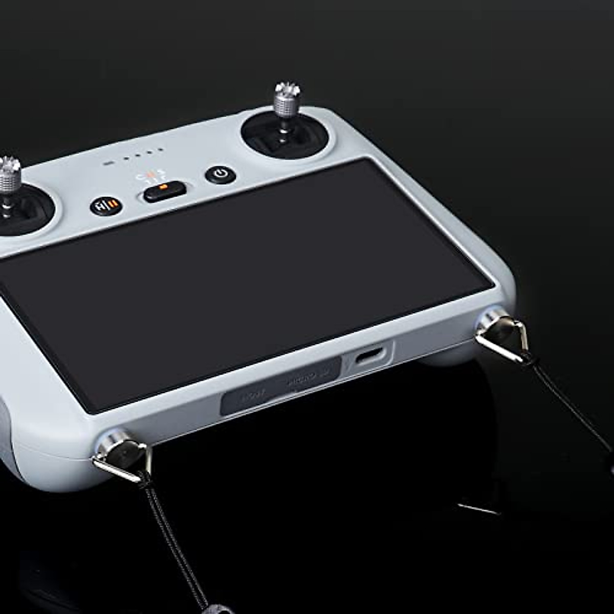 SEASKY Neck Lanyard Strap for DJI Mini 3 Pro/Mavic 3 Classic Cine DJI RC/DJI RC Pro Smart controller Accessories Mavic 2 pro Air 2S Drone Neck Shoulder Tape Tapes band (Dark Grey Double Layer)