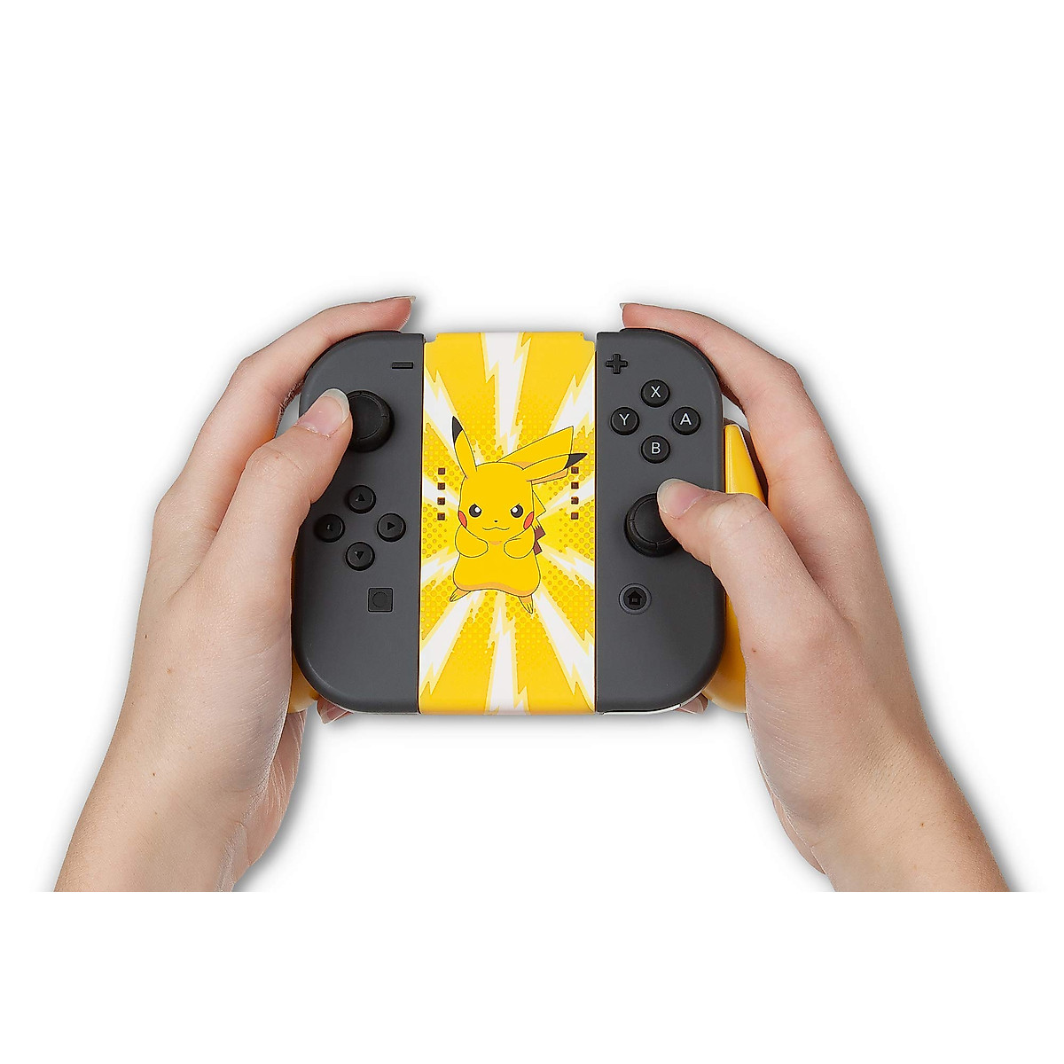 PowerA Pokemon Joy-Con Comfort Grip for Nintendo Switch - Pikachu, Works with Nintendo Switch Lite - Nintendo Switch