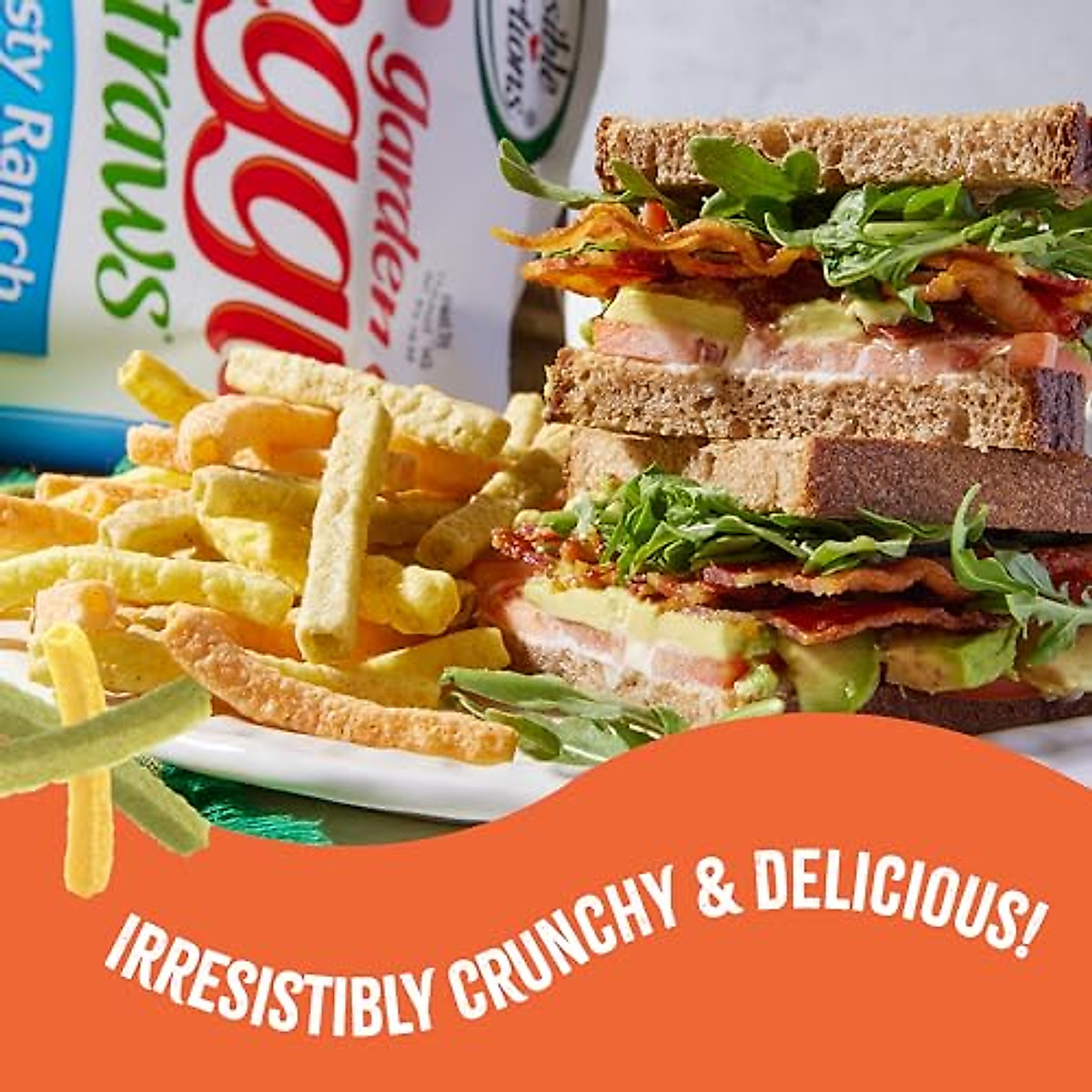 Sensible Portions Garden Veggie Straws Zesty Ranch, 7 Oz