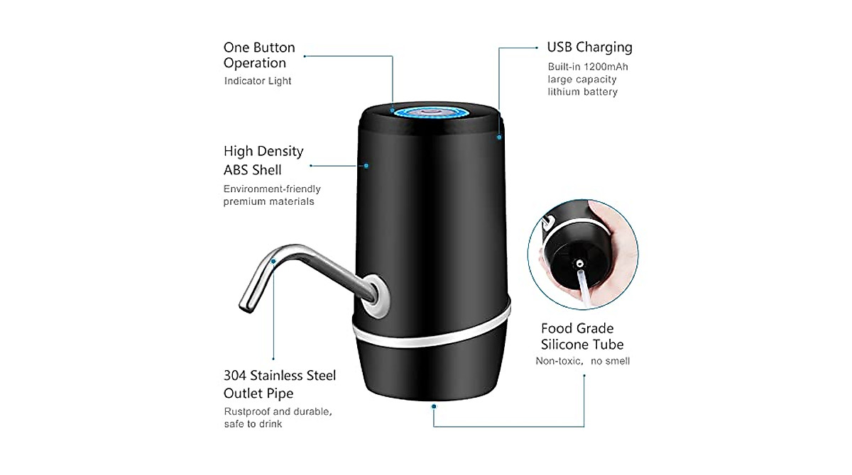 Automatic Water Dispenser for 5 Gallon Bottles