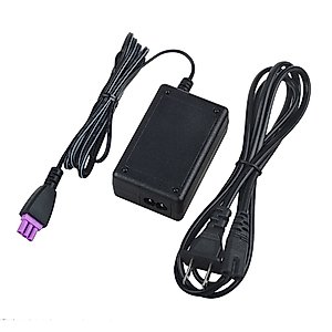 Digipartspower 22V 455MA AC/DC Adapter for Hp Deskjet Ink Advantage 1515 1516 2545 2546 All-in-One Printer 22VDC Power Supply Cord Charger Mains PSU
