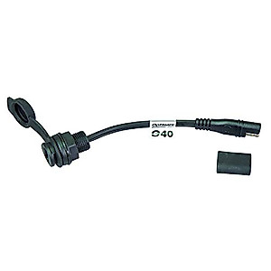 OptiMATE CABLE, O-40s, Weatherproof Bulkhead / Panel Mount SAE Power Point