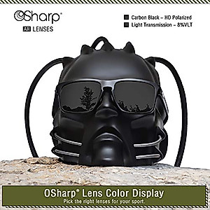 OSharp Performance Replacement Lenses for Bose Alto M/L BMD0006 Sunglasses- Carbon Black