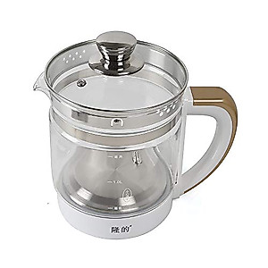 2L Multi-Functional Food Grade Stainless Steel Electric Kettle, 800W Touch Control Plus Timer Electric Teapot Hot Water Boiler Health Pot 18 Kinds Of Cooking Options High Borosilicate Glass + SS304