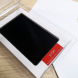 2 Pack Black and Pink Clean Touch Safe InkPads Hand and Footprint Newborn Baby Handprint or Footprint Clean-Touch Ink Pad (2 Pack Black & Pink Ink Pad)