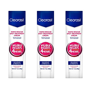 Clearasil Ultra Rapid Action Vanishing Treatment Cream, 1 oz. (Pack of 3)
