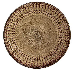 Pfaltzgraff Cambria 16-Piece Stoneware Dinnerware Set, Service for 4, Dark Brown