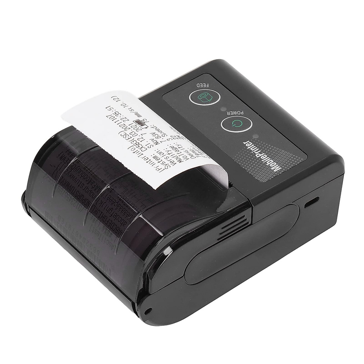 Respicefinem Receipt Printer Thermal Printing 16.0×13.0×7.0 Receipt Printer Smartphone Control 200Dpi Thermal Label Printer Receipts Printer with Roll Printer Paper Thermal Label