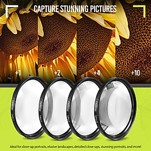 Ultra Deluxe Lens Kit for Canon EOS M50 Mark II with 55-200mm, Fujifilm XT-200 with 15-45mm, Nikon Z5 with 24-50mm, D3100, D3200, D3300, D5100, D5200, D5300, D5500 with NIKKOR 18-55mm Lens