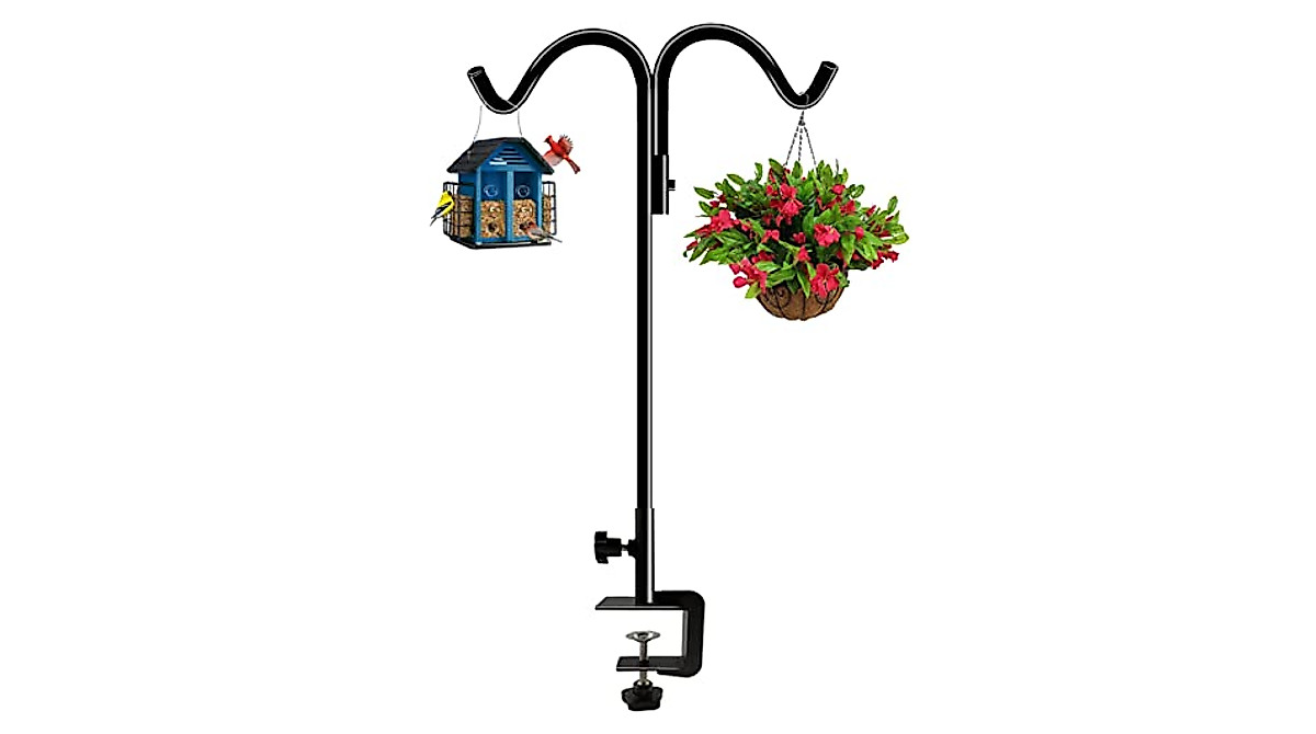 Koutemie 40" Double Deck Railing Hook - Adjustable & Strong