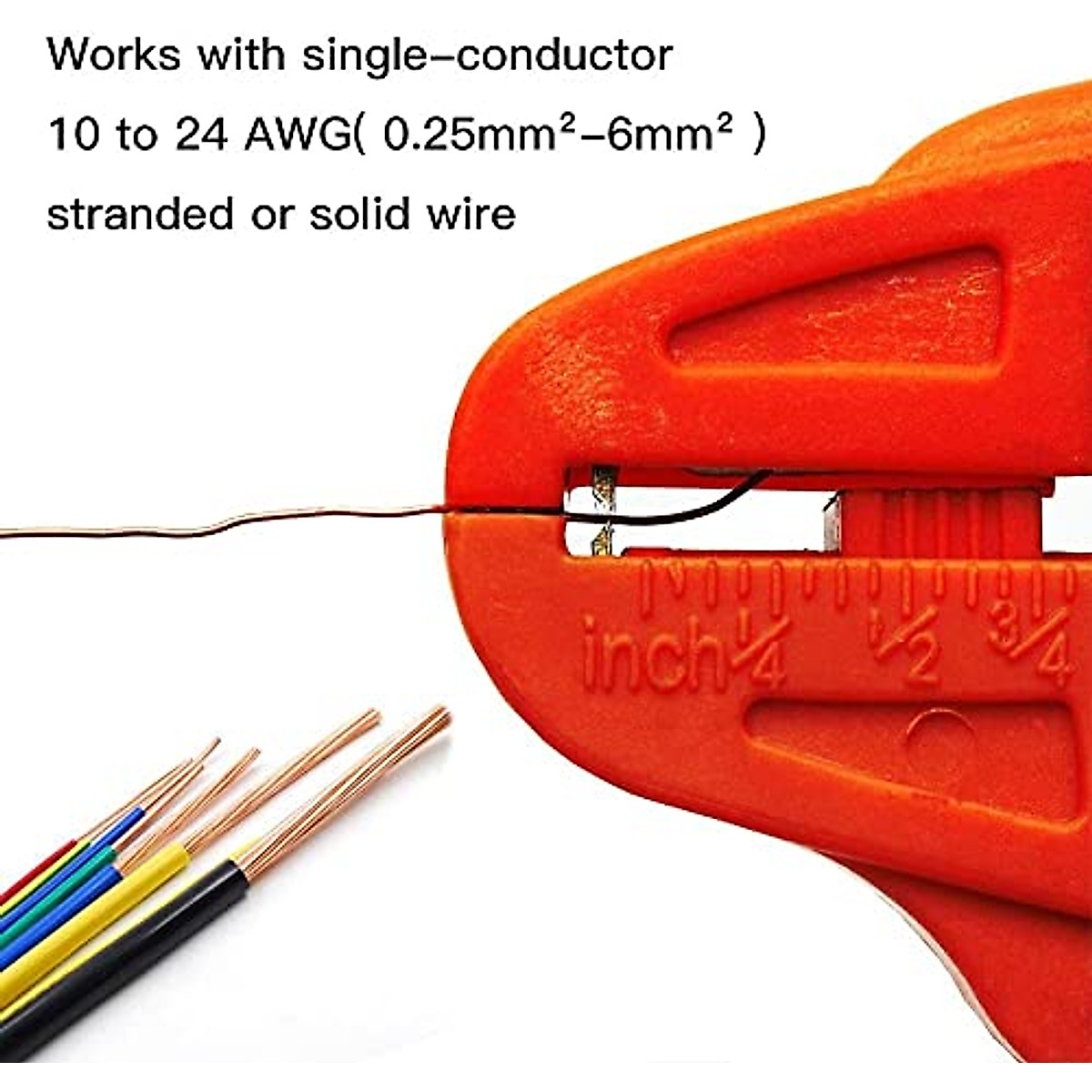 BOENFU Automatic Wire Stripper and Cutter, 2 in 1 Heavy Duty Wire Stripping Tool Adjustable Eagle Nose Wire Stripper for Electronic and Automotive Repair (7-Inch)