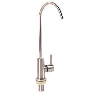 Doppy Bathroom Faucet,Kitchen Water Filter Faucet,100% Lead-Free Drinking Water Faucet Fits Most Reverse Osmosis Units or Water Filtration System in Non-Air Gap 9/16 Connector