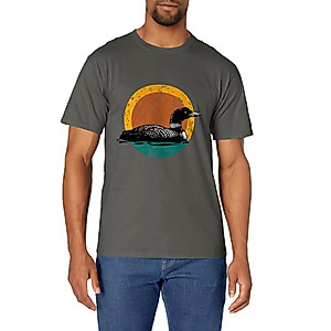 Faded Loon Earthy Design with Retro Colors T-Shirt
