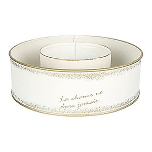 Happyyami 1pc Ring Flower Pot Metal Flower Planter Outdoor Planter Decorative Cute Flower Pot Table Plant Pot Succulent Pot Retro Planter vase Front Door White Small Cactus Iron Office