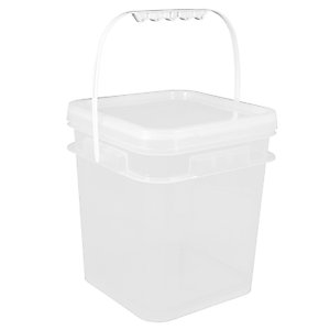 UPKOCH 1.32 Gallon Plastic Storage Bucket with Lid | Food-Grade Multi-Functional Container for Paint, Ice Cream, and More | Reusable Household Pail | Free